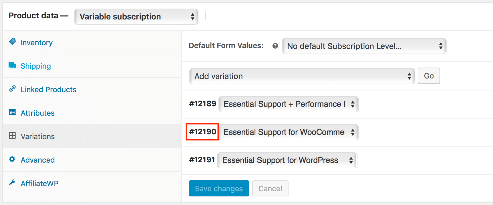 Woocommerce Variable Subscription Add To Cart Urls Cinch Web Services