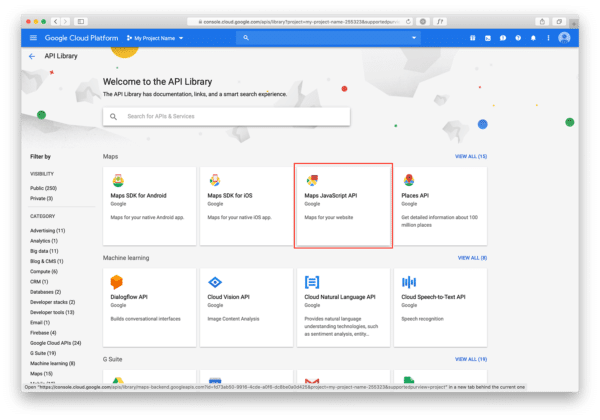 Google Maps API Credentials and Billing | Cinch Web Services