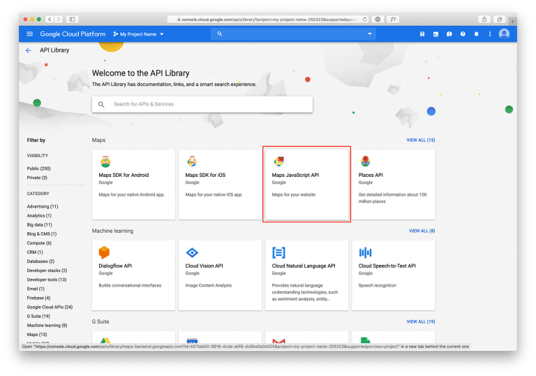 Google Maps API Credentials and Billing | Cinch Web Services